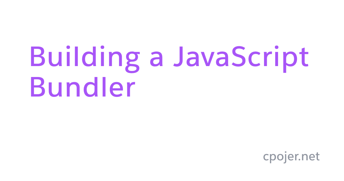 Building a JavaScript Bundler | Christoph Nakazawa